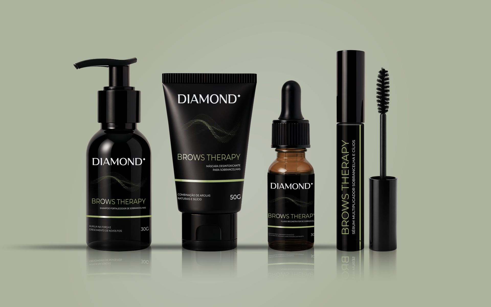 Diamond Pigment - A sua linha de pigmentos para sobrancelhas!
